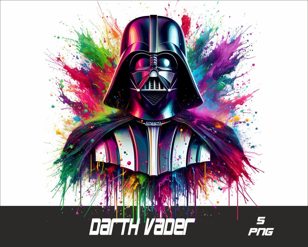 5 PNG Starwars Darth Vader Png Splash and Watercolor Png Starwars ...