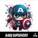 5 PNG Baby Superhero Png Captain Superhero Splash and Watercolor Png ...