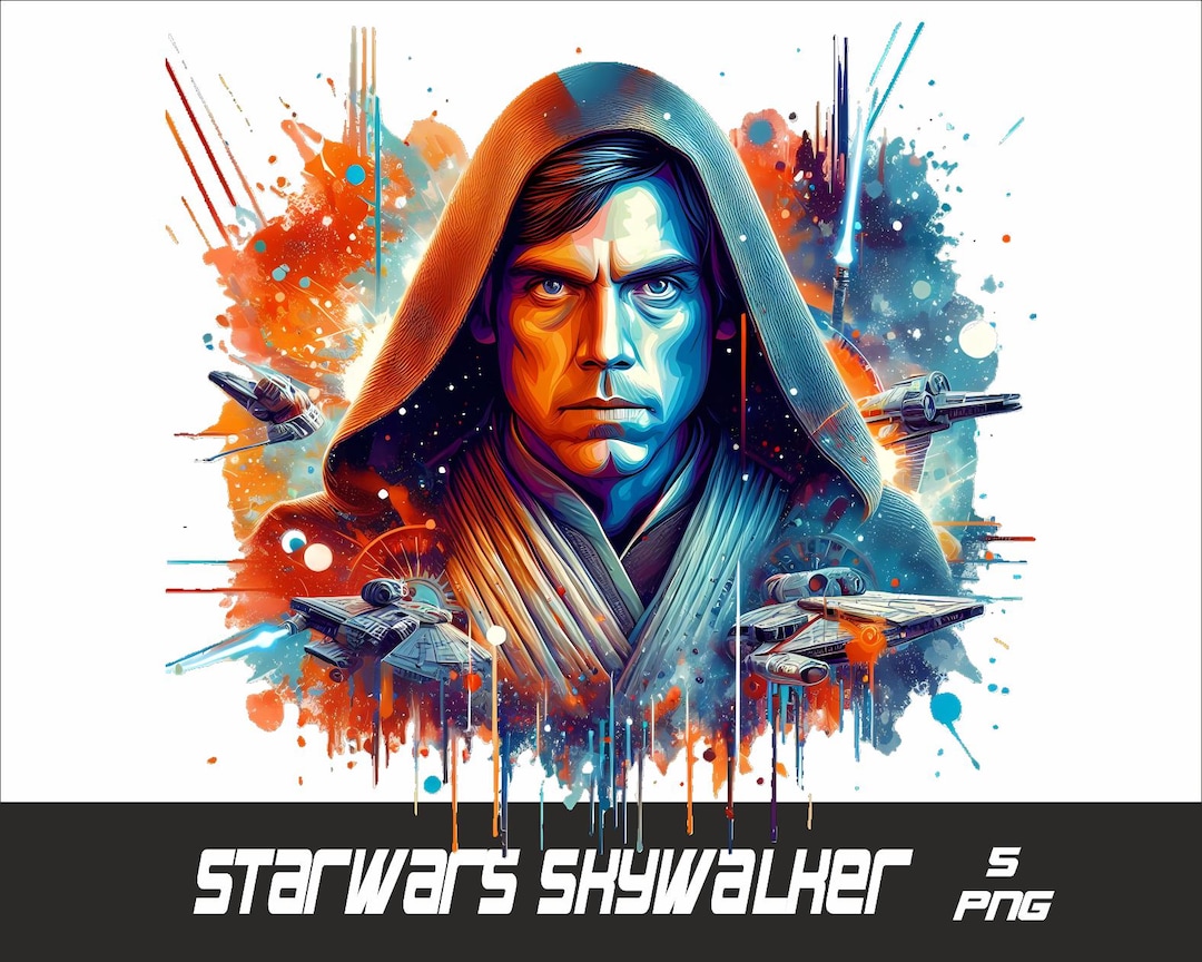 5 PNG Starwars Skywalker Png Splash and Watercolor Png Starwars ...