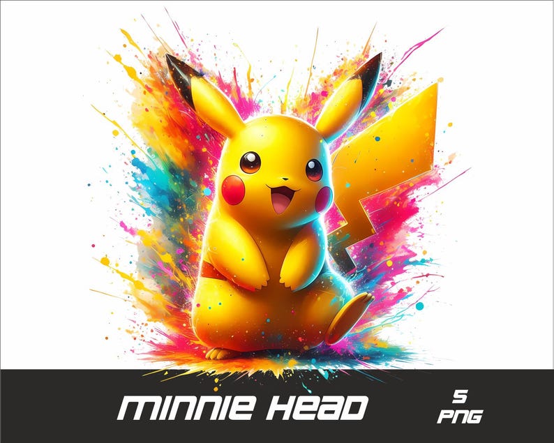 5 PNG Pikachu Png Splash and Watercolor Png Pikachutransparent PNG File ...