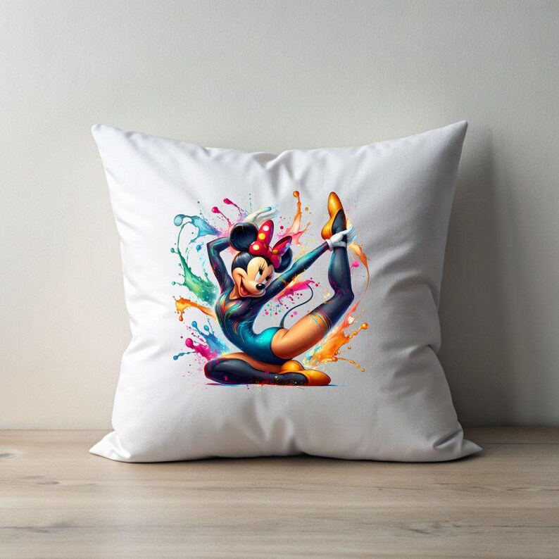 5 PNG Gymnastic Minnie Png Mouse Splash and Watercolor Png Minnie ...