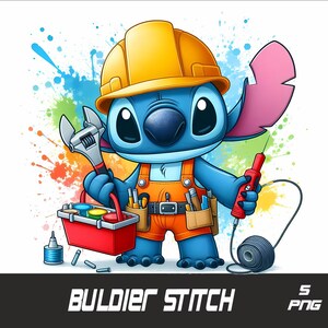 5 PNG Builder Stitch Png Stitch Splash and Watercolor Png Builder ...