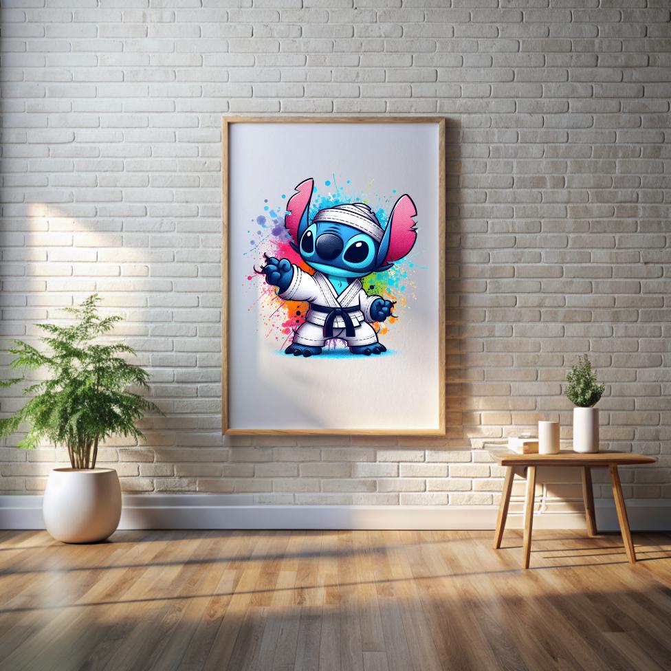 5 PNG Karate Stitch Png Stitch Splash and Watercolor Png Karate Stitch ...