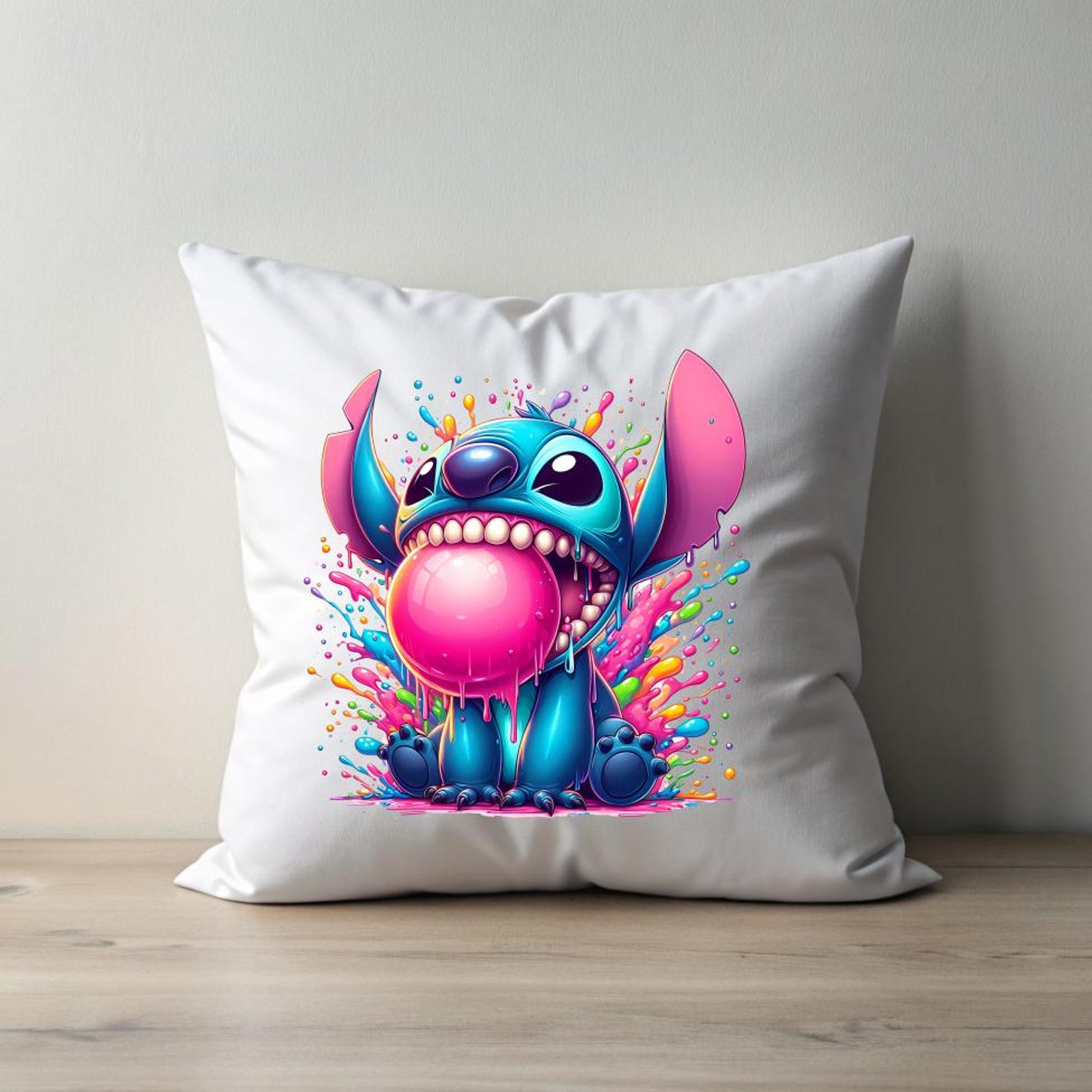 5 PNG Bubble Gum Stitch Png Stitch Splash and Watercolor Png Stitch ...