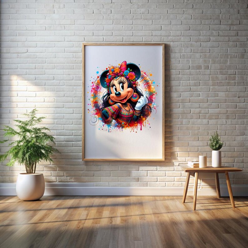 5 PNG Gypsy Minnie Png Mouse Splash and Watercolor Png Minnie ...