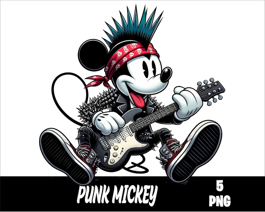 5 PNG Punk Mickey Png Mouse Splash and Watercolor Png Mickey ...