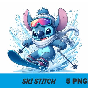 5 PNG Ski Stitch Png Stitch Splash and Watercolor Png Ski Stitch ...