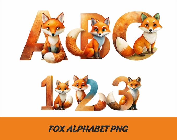 Fox Png Clipart Fox Font Alphabet Png Doodle Letters Fox Alphabet ...
