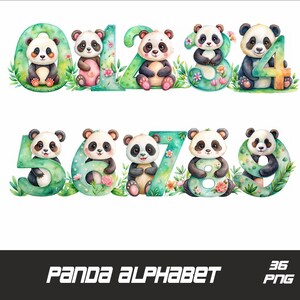 Panda Alphabet Png Font Panda Letters Png Font Panda Alphabet Png Mask ...