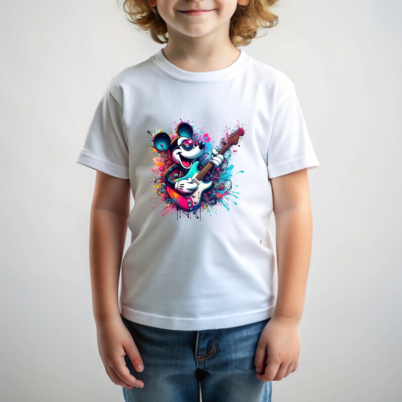5 PNG Rocker Mickey Png Rocker Mouse Splash and Watercolor Png Mickey ...