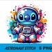 5 PNG Astronaut Stitch Png Stitch Splash and Watercolor Png Astronaut ...