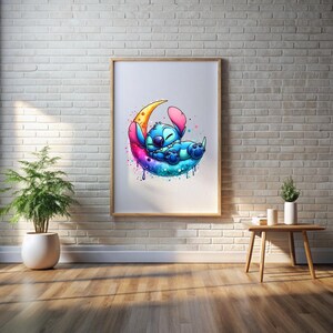 5 PNG Moon Stitch Png Stitch Splash and Watercolor Png Sleep Stitch ...
