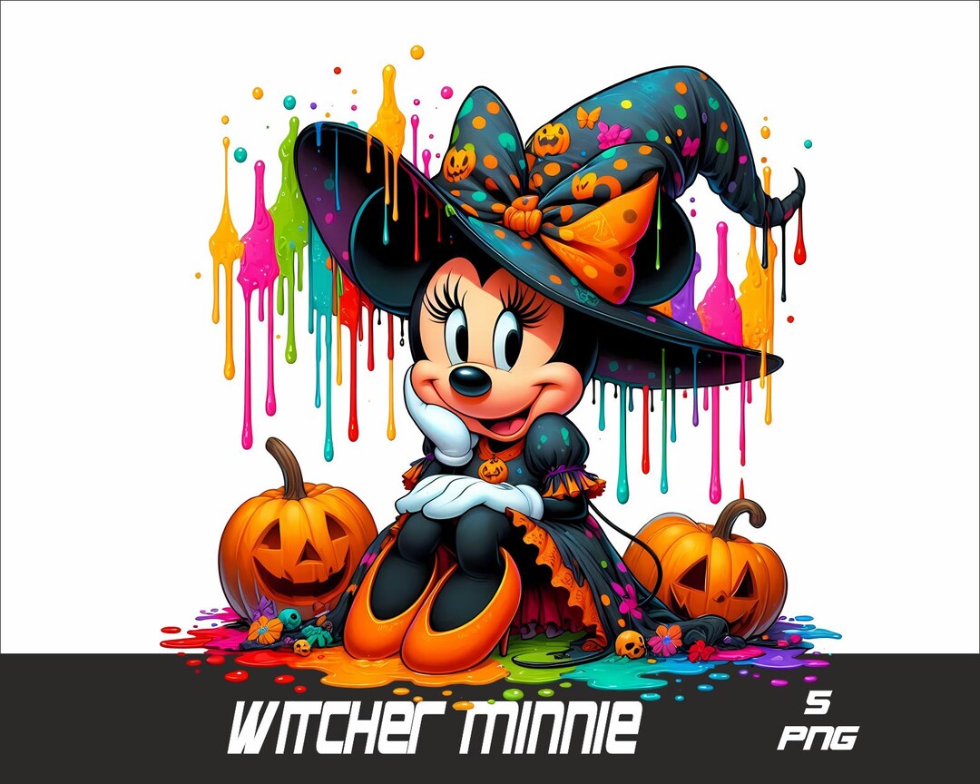 5 PNG Witcher Minnie Png Santa Claus Mouse Splash and Watercolor Png ...