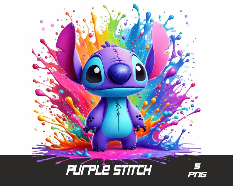 5 PNG Purple Stitch Png Stitch Splash and Watercolor Png Purple Stitch ...