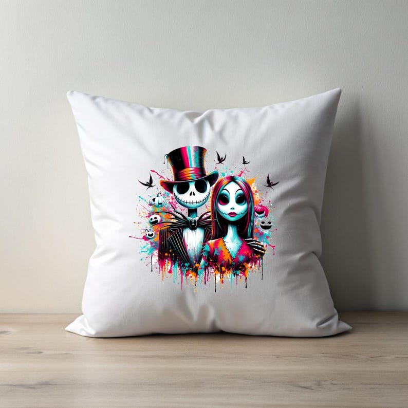 5 PNG Jack and Sally Png Splash and Watercolor Png Jack and ...