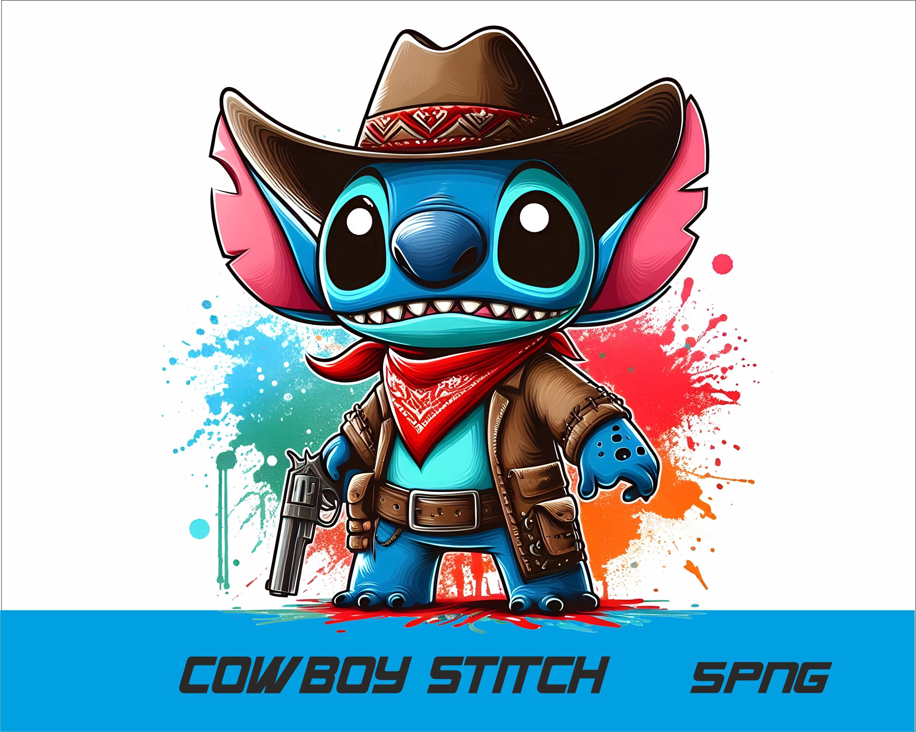 5 PNG Cowboy Stitch Png Stitch Splash and Watercolor Png Stitch ...