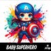 5 PNG Baby Superhero Png Captain Superhero Splash and Watercolor Png ...