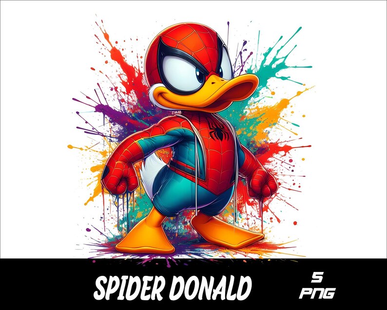 5 PNG Spider Superhero Donald Png Superhero Donald Splash and ...