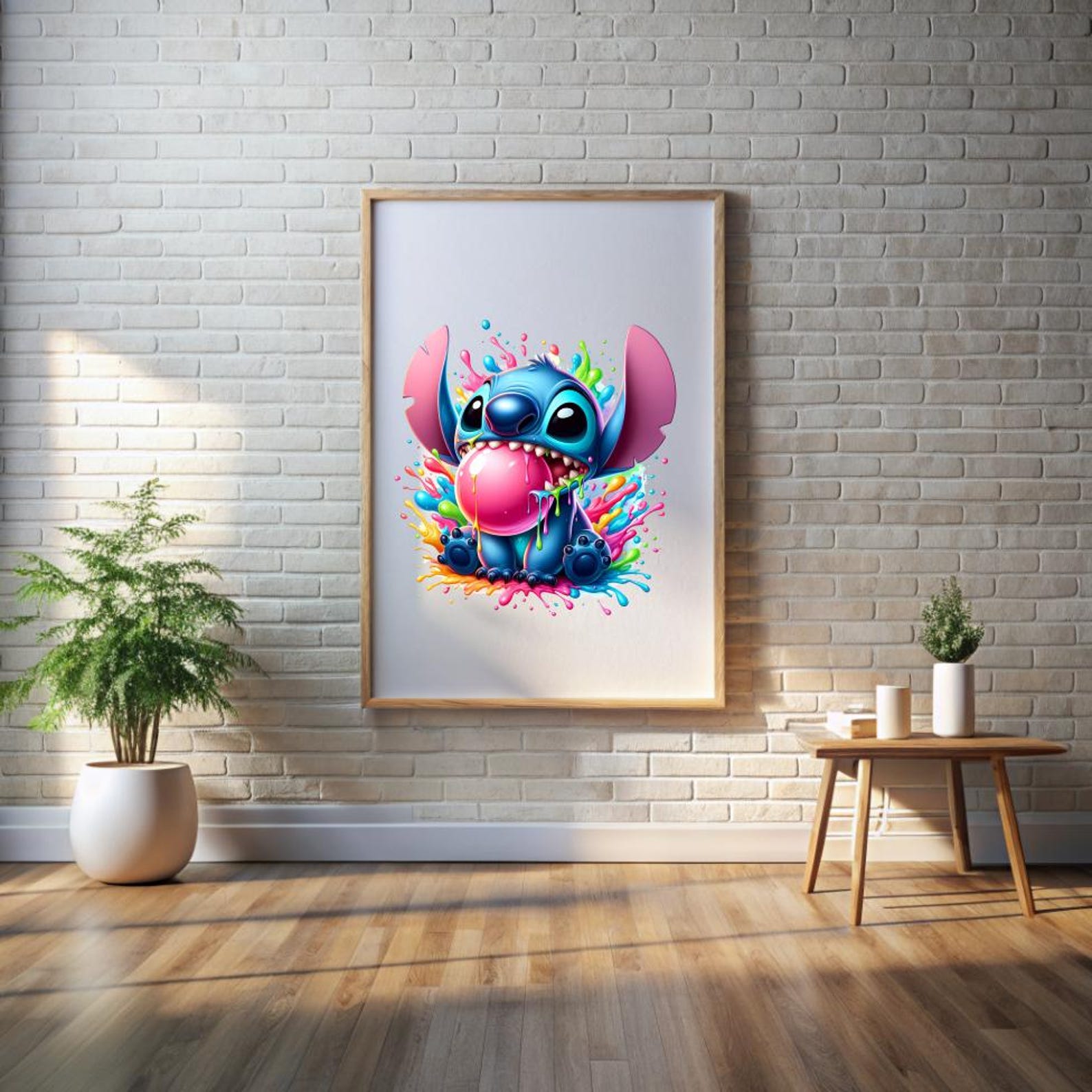 5 PNG Bubble Gum Stitch Png Stitch Splash and Watercolor Png Stitch ...