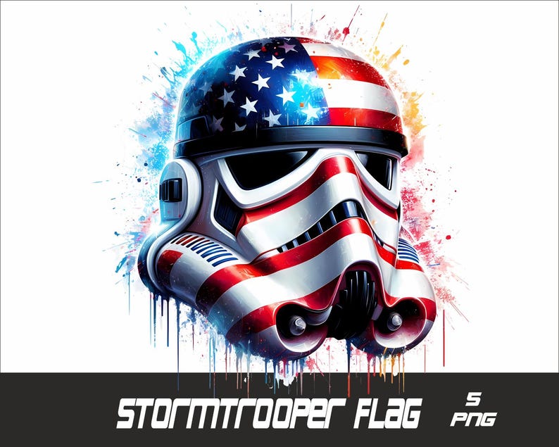 5 PNG Usa Flag Starwars Stormtrooper Png Splash and Watercolor Png Starwars Transparent PNG File ...