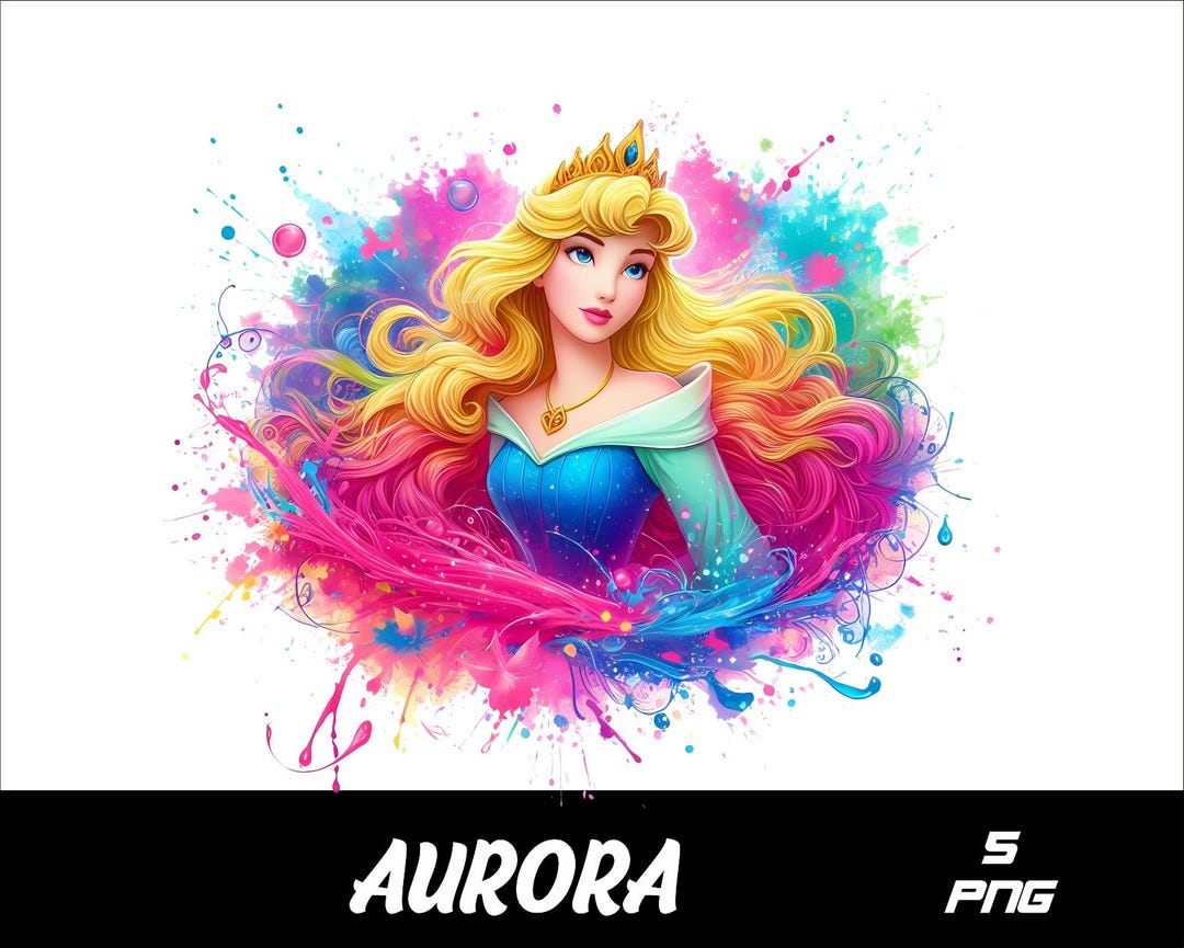 5 PNG Princess Png Aurora Splash and Watercolor Png Aurora Transparent ...
