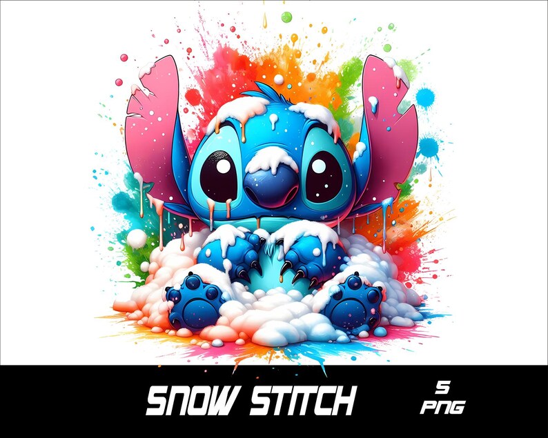 5 PNG Snow Stitch Png Stitch Splash and Watercolor Png Stitch ...