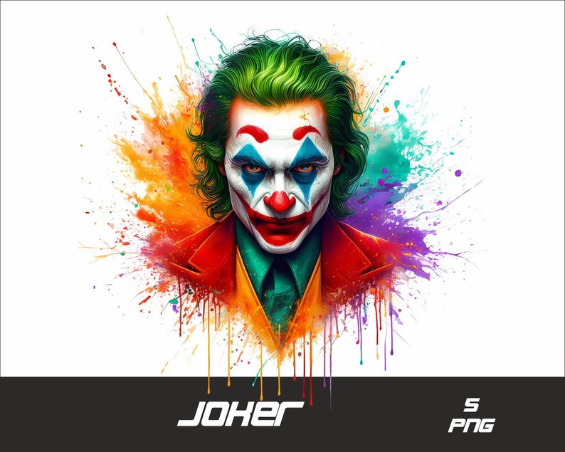5 PNG Joker Png Splash and Watercolor Png Joker Transparent PNG File ...