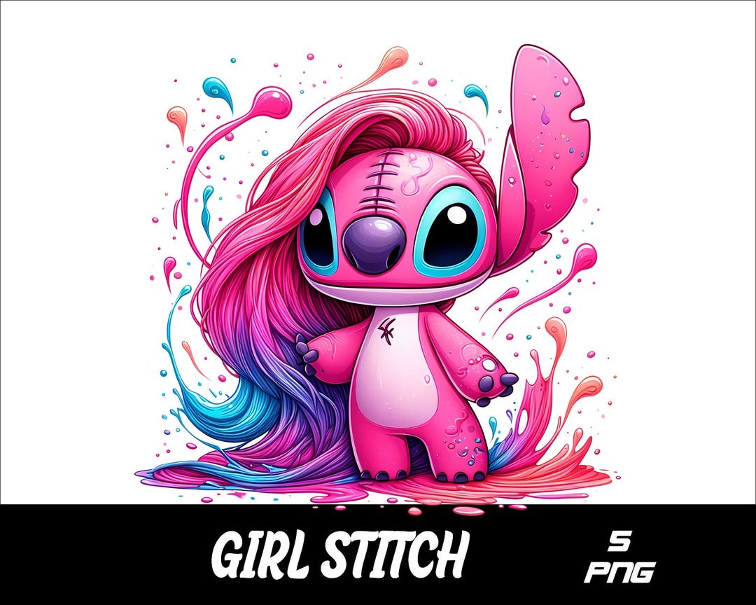 5 PNG Pink Stitch Png Stitch Splash and Watercolor Png Stitch ...