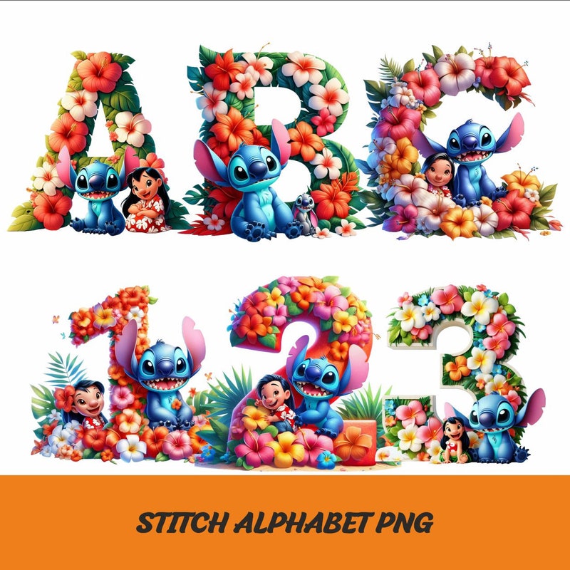 Stitch Alphabet - Etsy