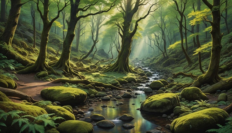 Enchanting Landscape Digital Print Perfect Wall Art - Etsy