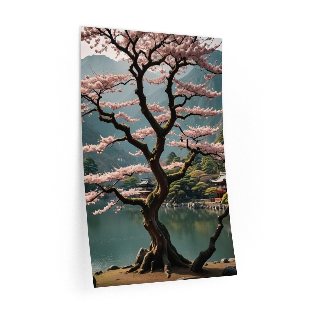 Beautiful Ancient Sakura Tree Wall Decal - Etsy