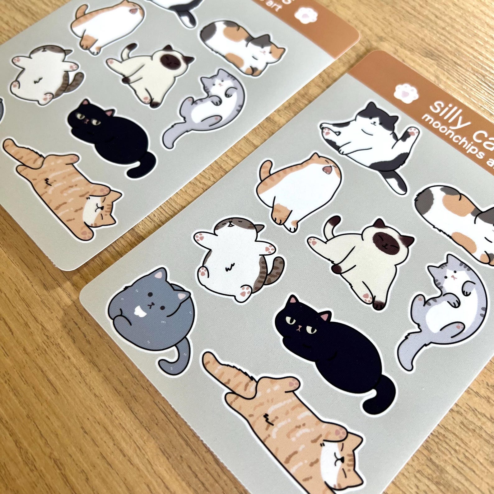 Silly Cats Sticker Sheet | for Planners and Journals - Etsy
