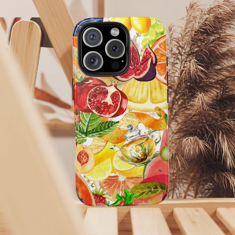 Fruity European Summer Collage Tough Phone Case, Spring Summer Trendy ...