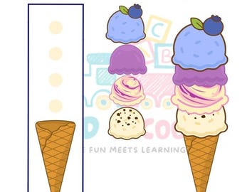 Ice Cream Builder Activity – Printable PDF | Preschool & Pre-k | Fine ...