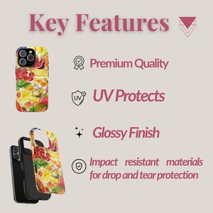 Fruity European Summer Collage Tough Phone Case, Spring Summer Trendy ...
