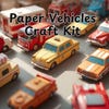 Papercraft Kit Roadster Car 3d Paper Model Crafting Kit PDF Plans to ...