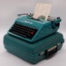1970's Olivetti Studio 45 Blue Typewriter + Case | Great Condition ...