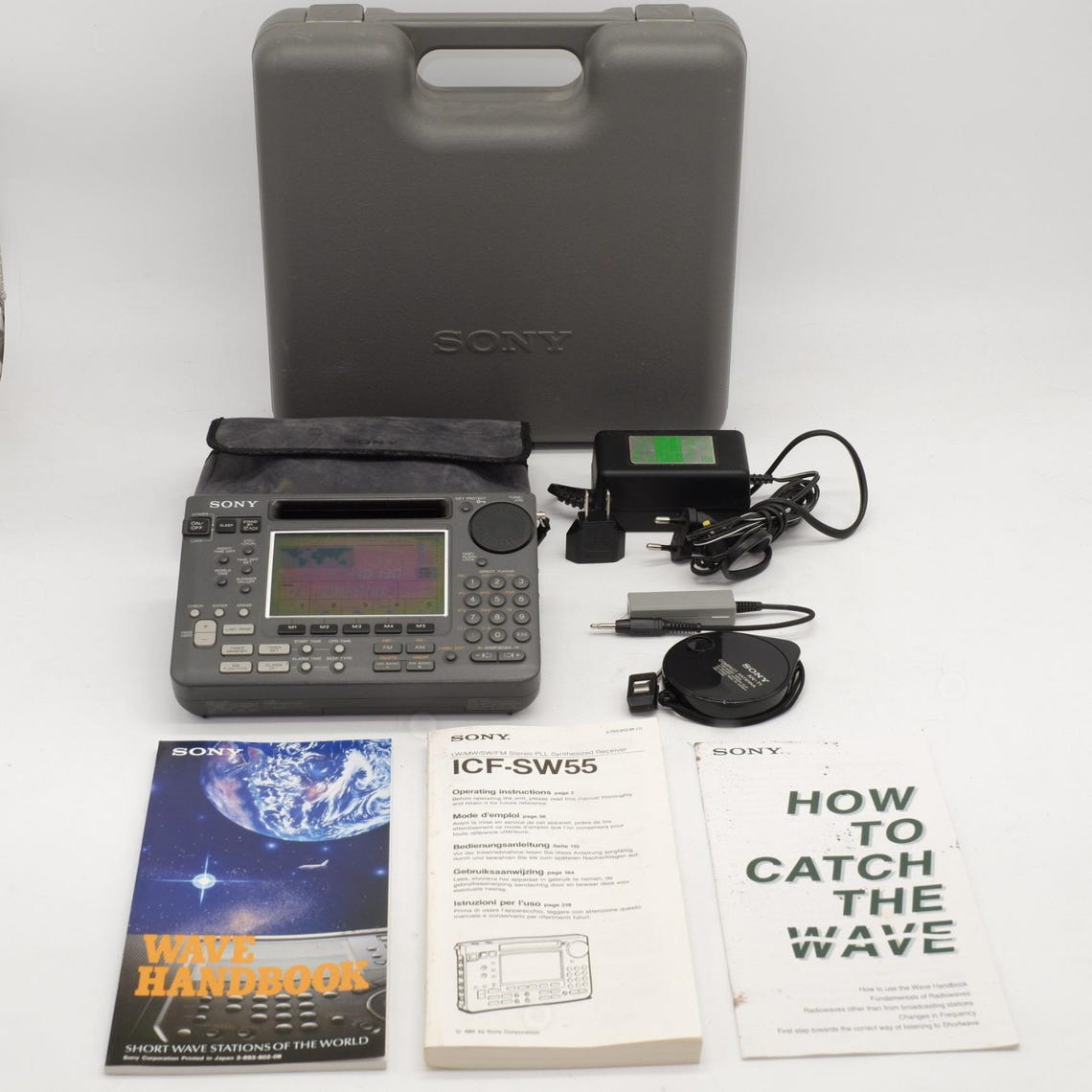 Sony ICF-SW55 World Band Shortwave Radio | Tested & Working - Etsy