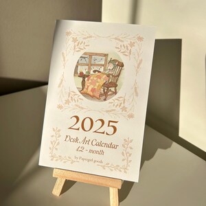 2025 Desk Illustrated Art Calendar | Mini 12-month Calendar | Storybook ...
