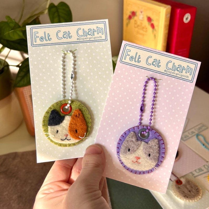 Felt Keychain - Etsy