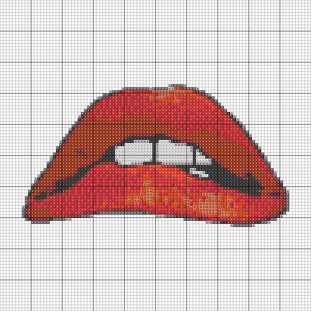 Science Fiction Lips Cross-stitch Pattern (digital Download) - Etsy
