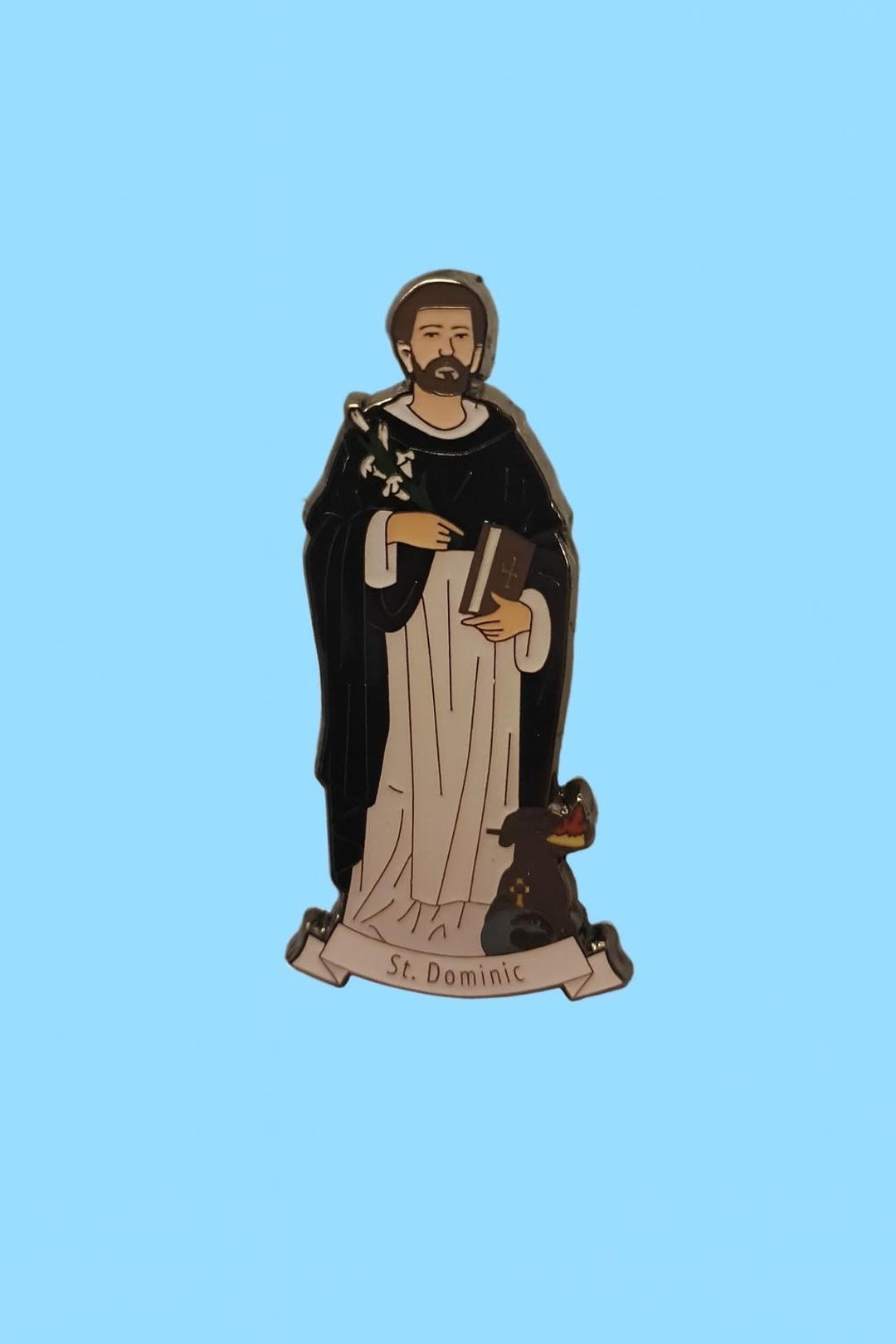 St. Dominic Lapel Pin – Founder of the Dominicans & Witness of Gospel ...