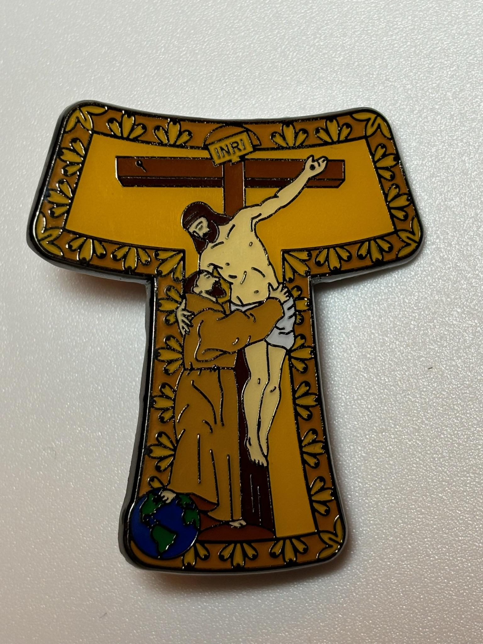 Franciscan Tau Cross Lapel Pin – Catholic Confirmation Gift, Made in ...