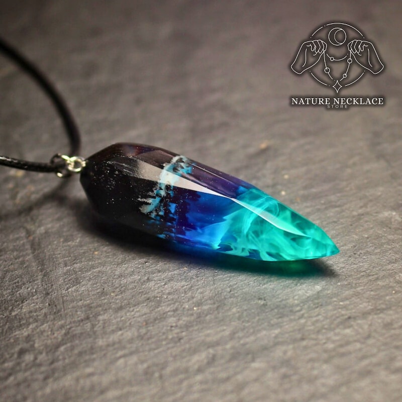 Resin Pendant - Etsy