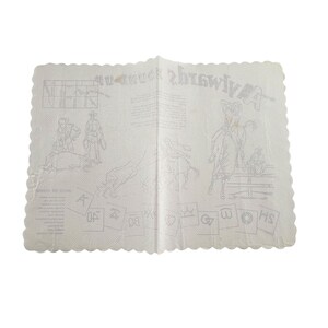 Vintage Chicago Restaurant Paper Placemat Aylwards Round up 1960s 70s ...