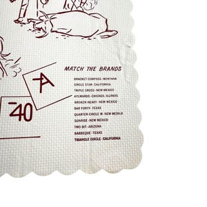 Vintage Chicago Restaurant Paper Placemat Aylwards Round up 1960s 70s ...