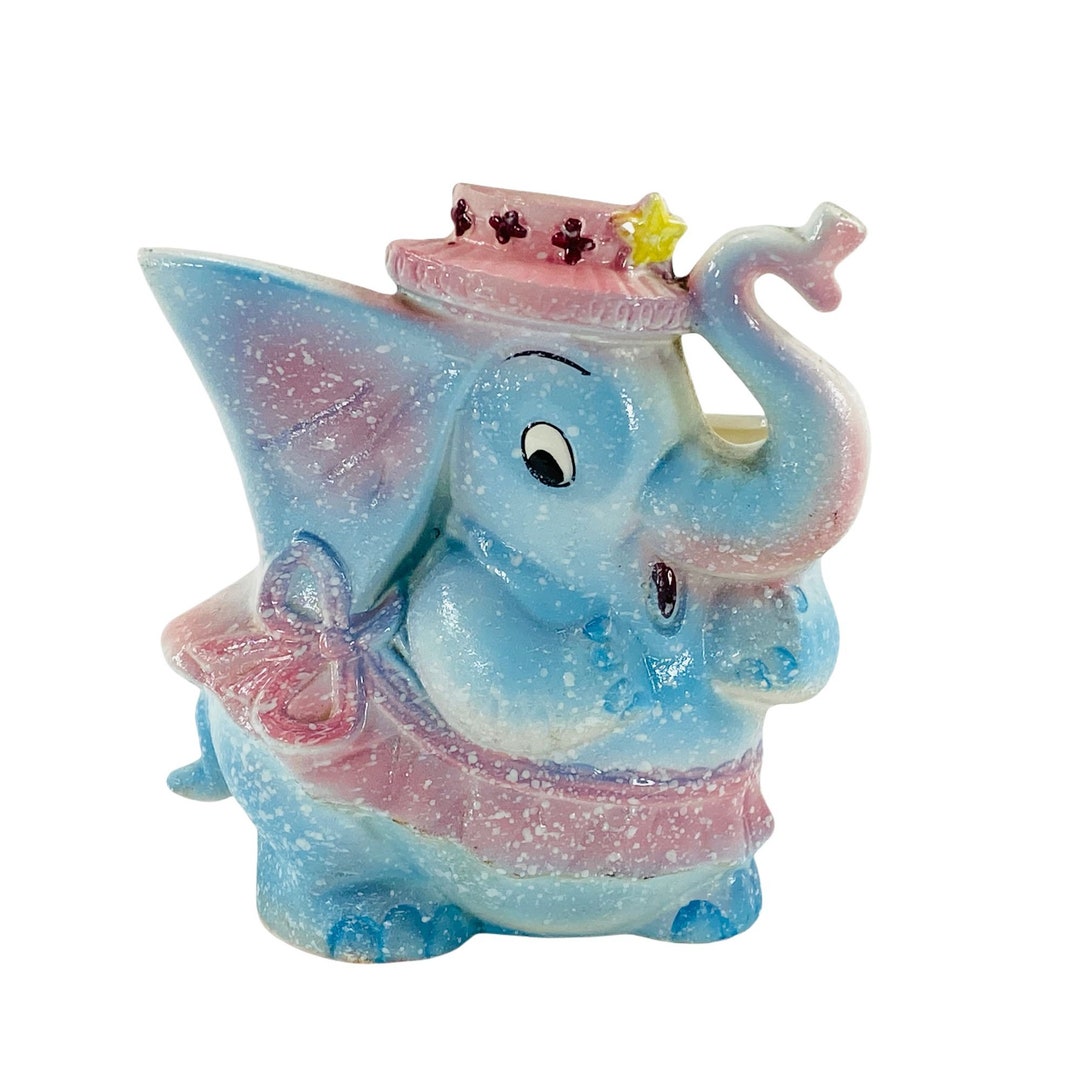 Vintage Relpo Elephant Planter Baby Pottery Retro Nursery - Etsy