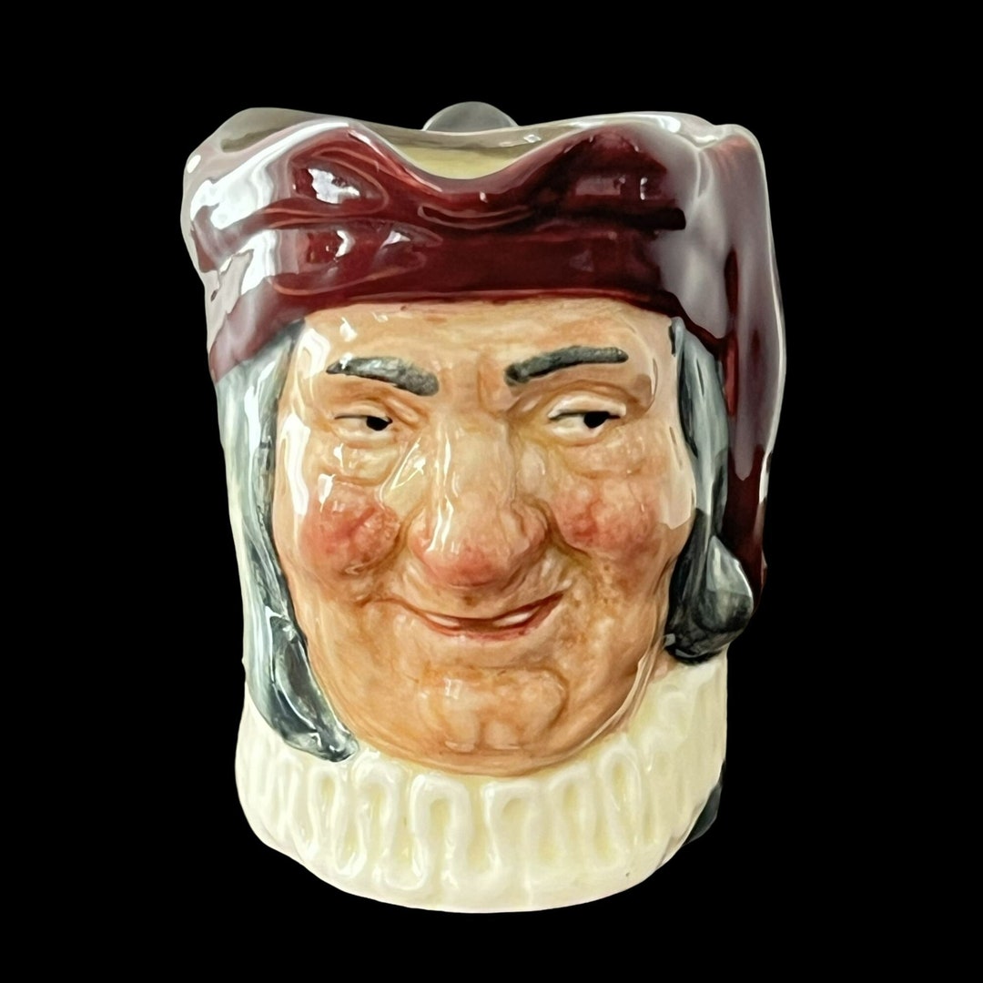 Royal Doulton Vintage Character Toby Jug Simon the Cellarer 3 1/2 Tall ...