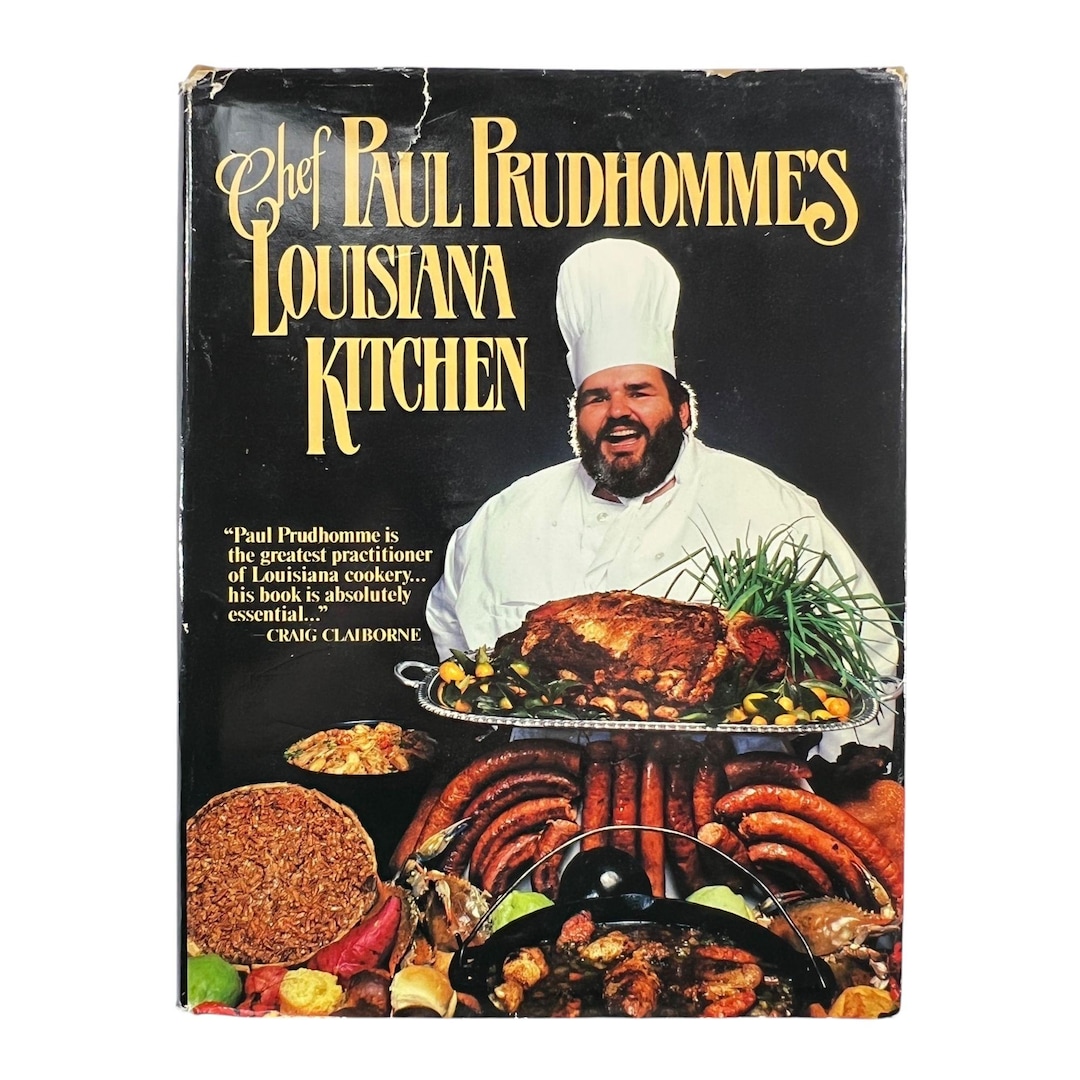 Chef Paul Prudhomme's Louisiana Kitchen Cookbook HC DJ 1984 Cajun ...
