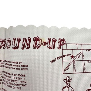 Vintage Chicago Restaurant Paper Placemat Aylwards Round up 1960s 70s ...